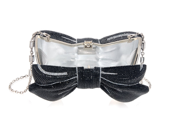 Just For You Bow Black Bag | Judith Leiber