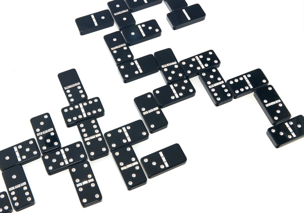 Sleek Rectangle Domino Set - Judith Leiber