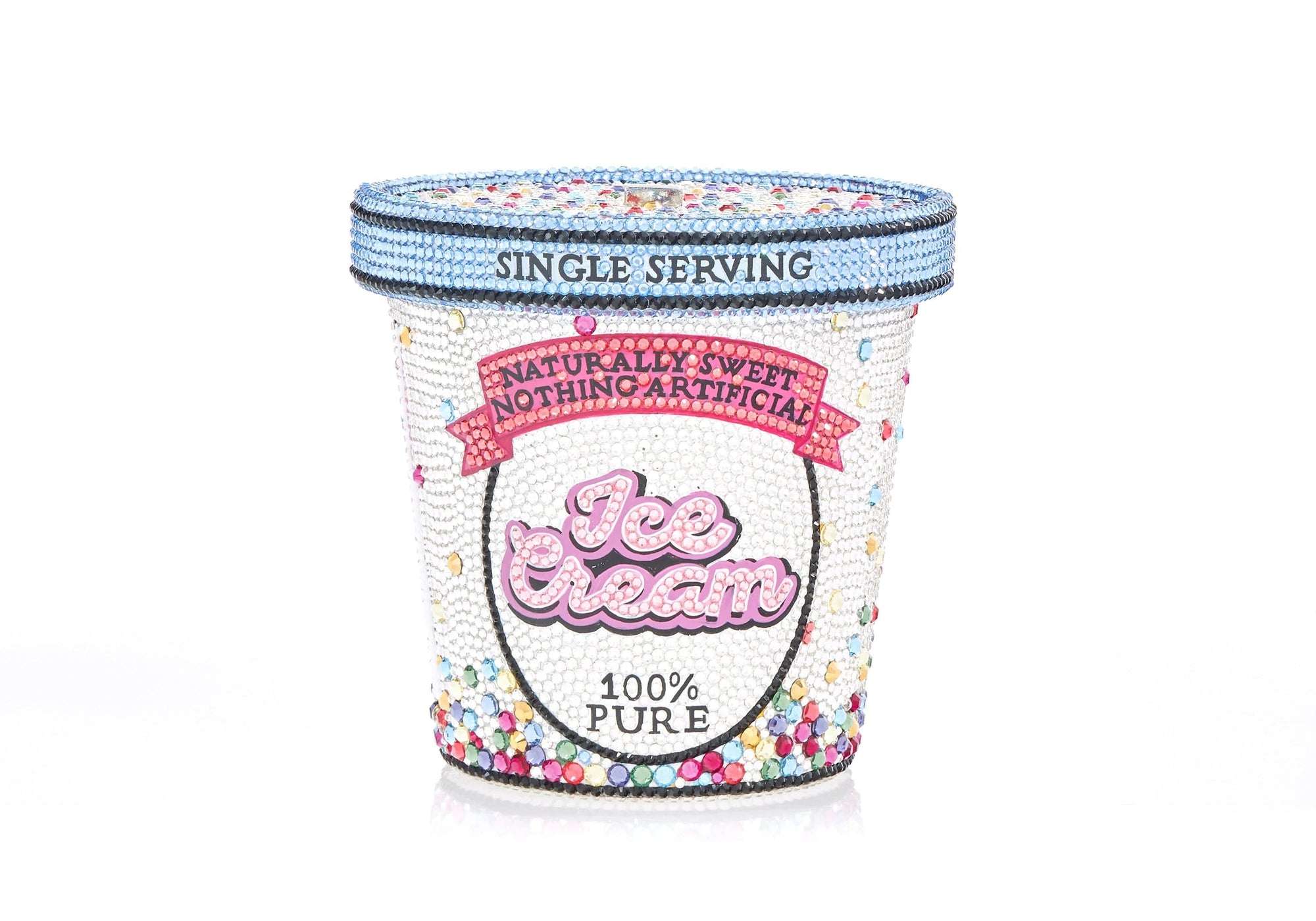 Birthday Cake Ice Cream Pint - Judith Leiber