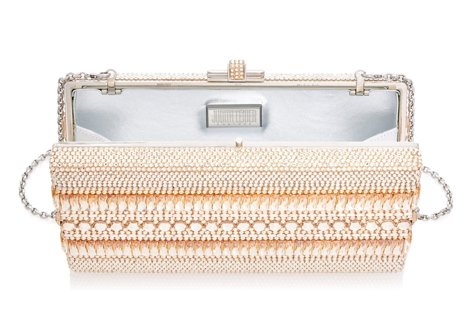 Sleek Rectangle Gems - Judith Leiber